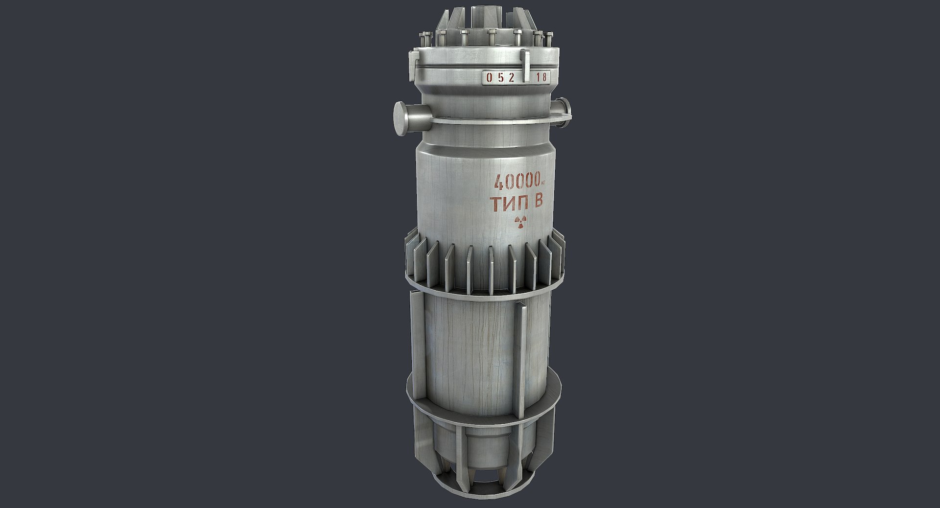 Nuclear Waste Container 3d Max