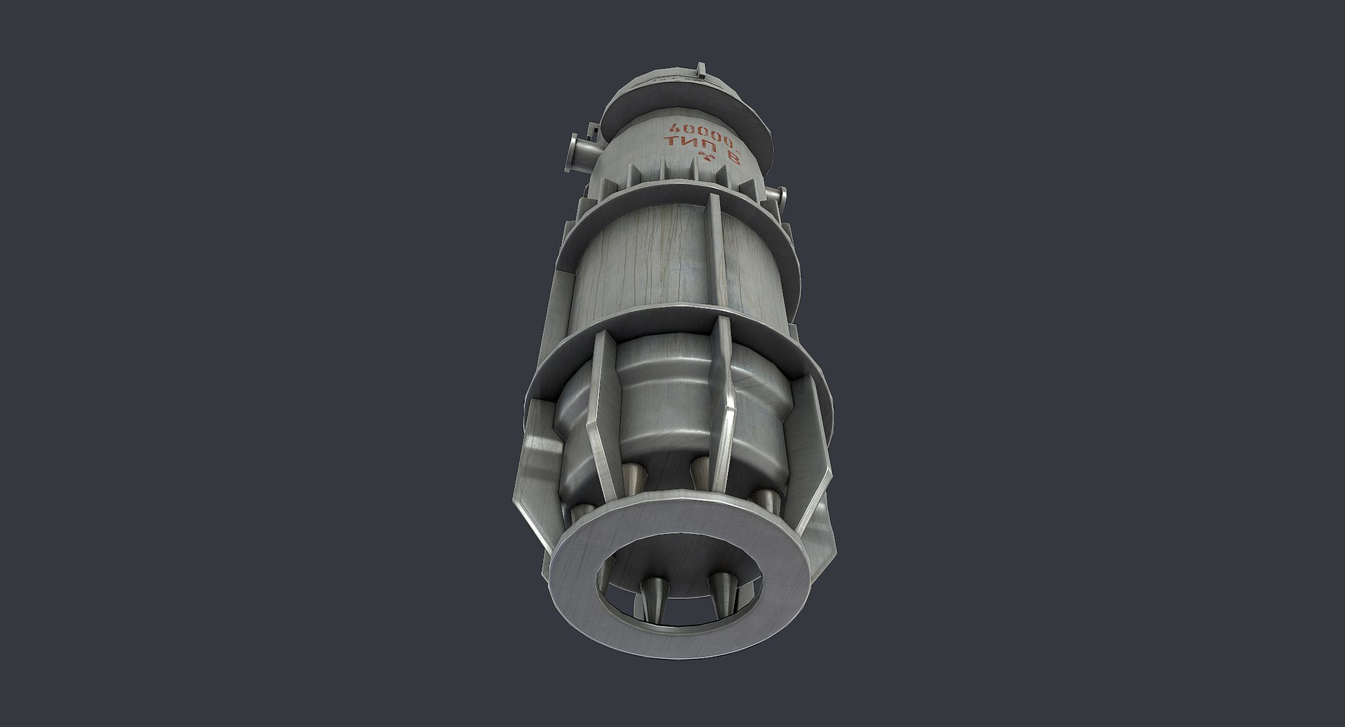Nuclear Waste Container 3d Max