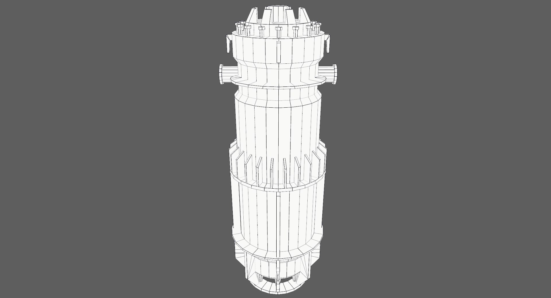 Nuclear Waste Container 3d Max