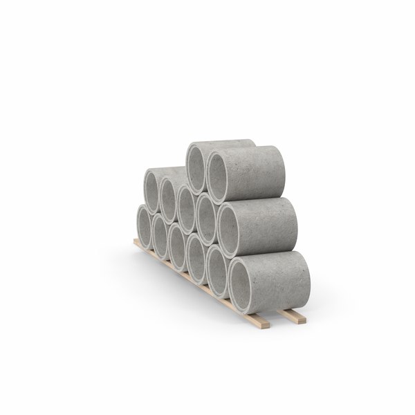 Concrete Pipes Stack3D模型 - TurboSquid 1991268
