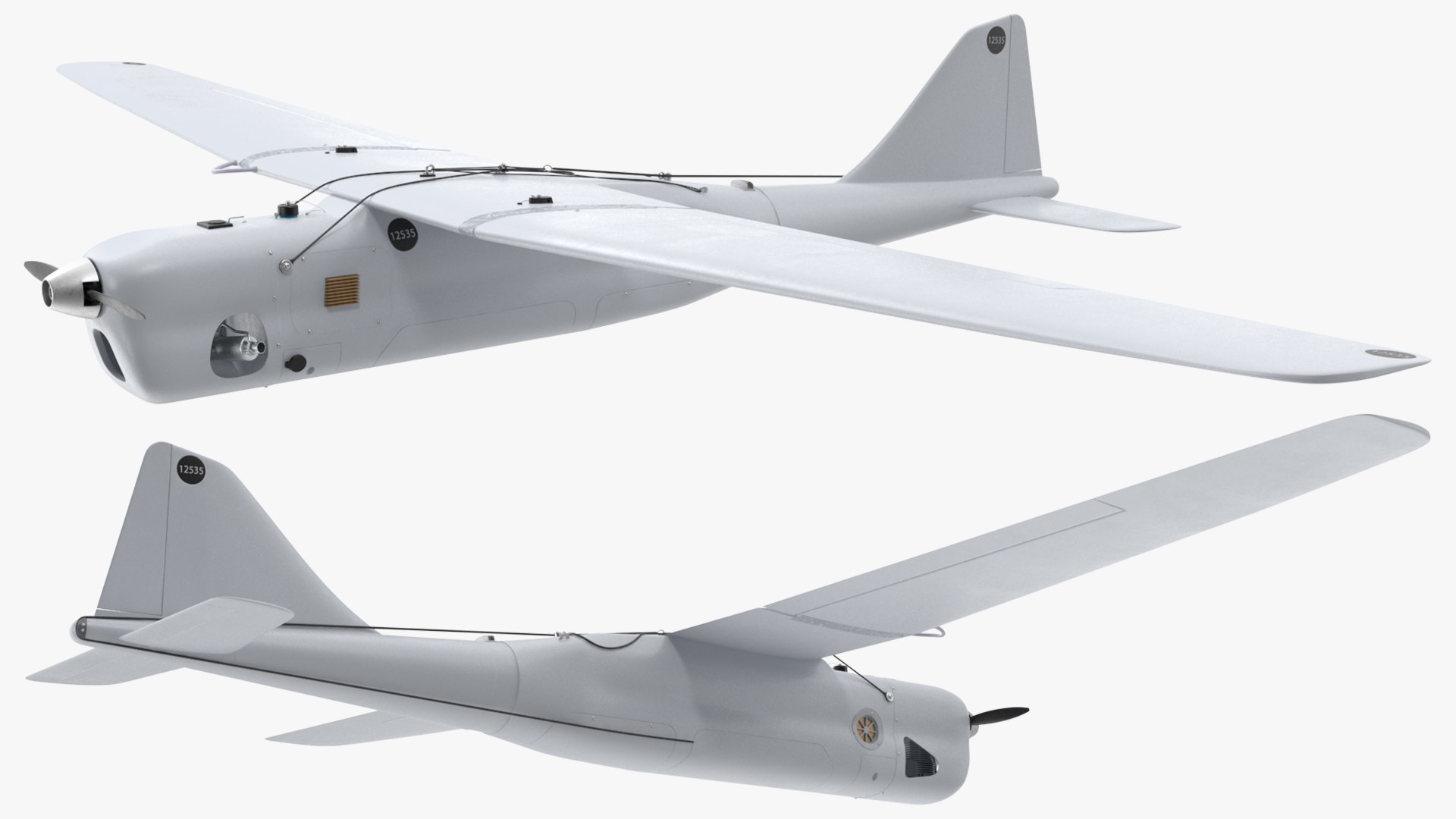 3D Russian UAV Orlan 10 With Launch Catapult Model - TurboSquid 2000271