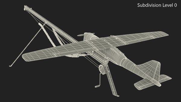 ロシアの無人機オーラン 10 と発射カタパルト3Dモデル - TurboSquid 2000271