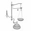 3D Antique Balance Scales Model - TurboSquid 1347216