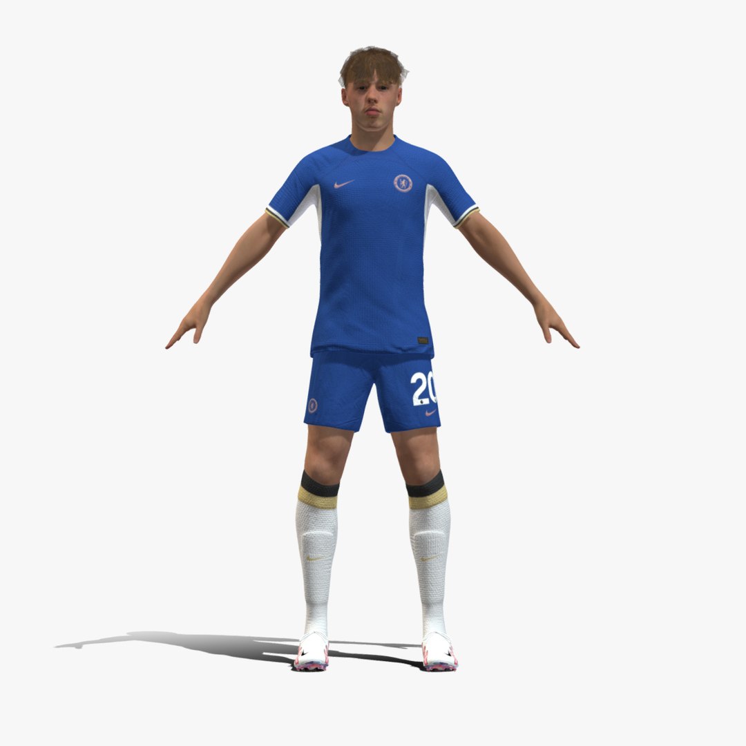 3D Rigged Cole Palmer Chelsea 2024 Model - TurboSquid 2142273