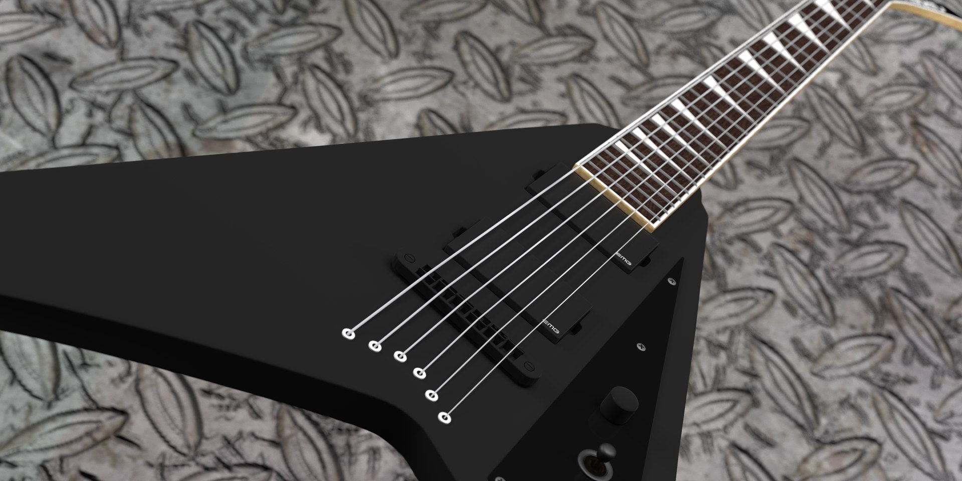 Flying V Guitar 3D - TurboSquid 1305568