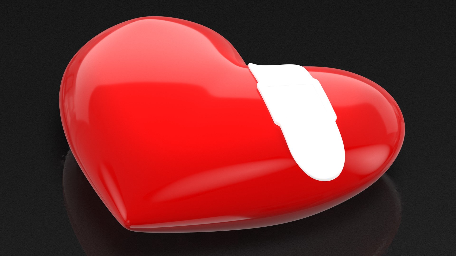 Heart with Patch Emoji 3D - TurboSquid 1799499