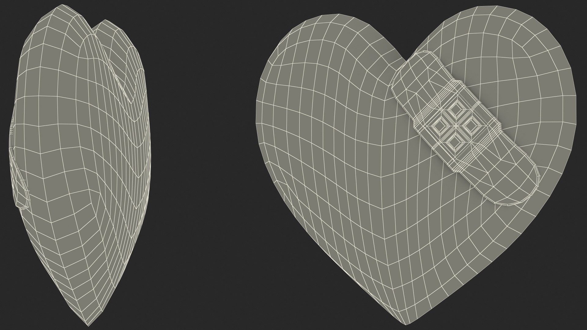 Heart with Patch Emoji 3D - TurboSquid 1799499