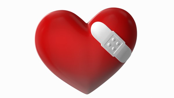 modelo 3d Corazón con parche Emoji - TurboSquid 1799499