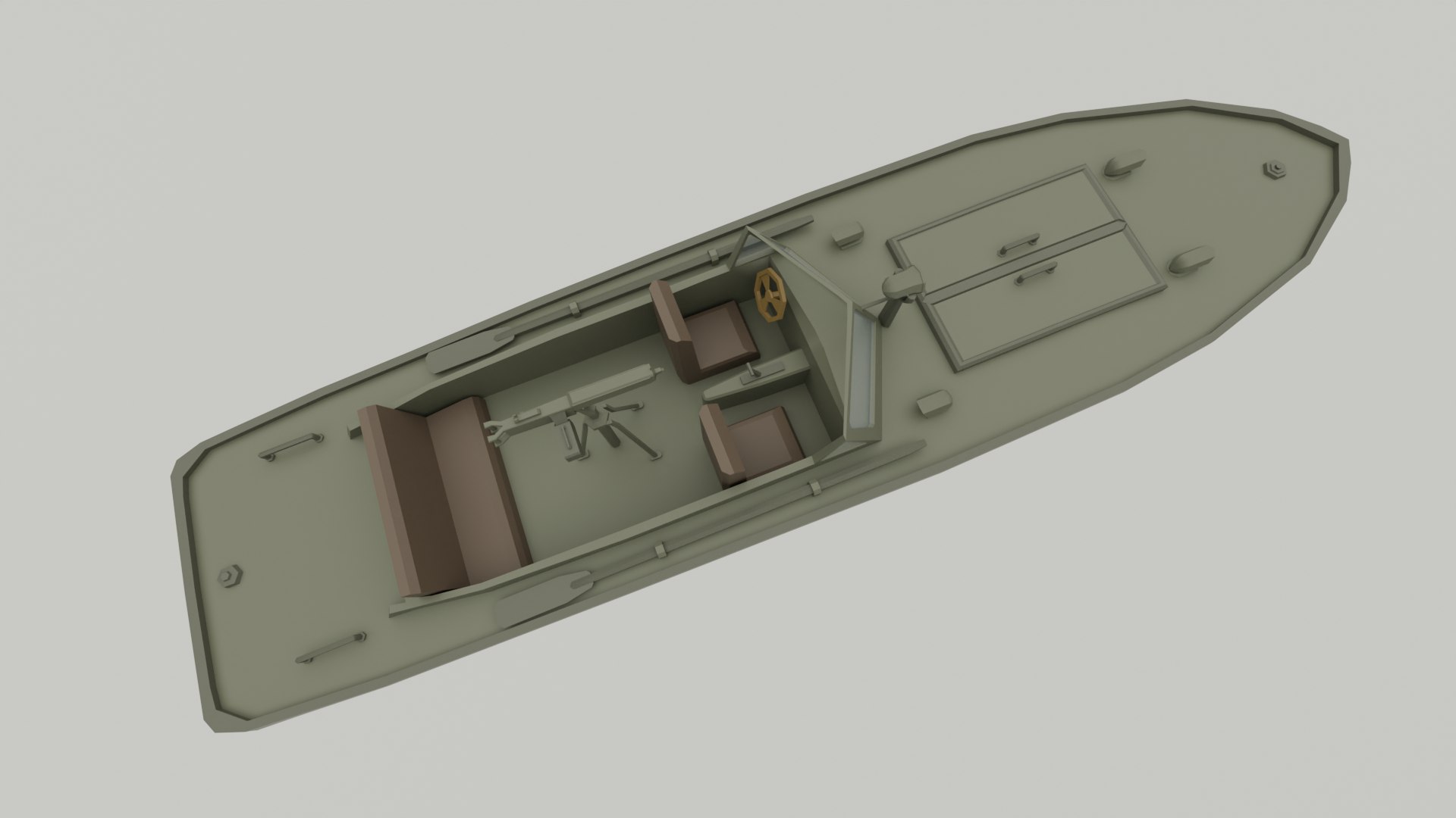 3D PG-117 Soviet Landing Boat - TurboSquid 2221846