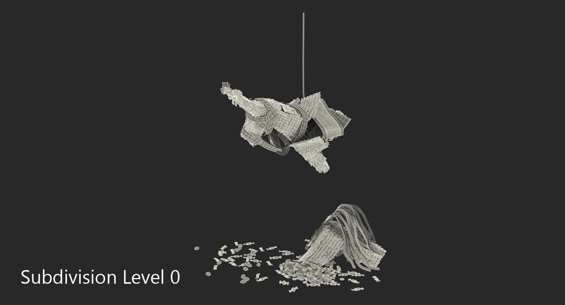 Smashed Donkey Pinata Max