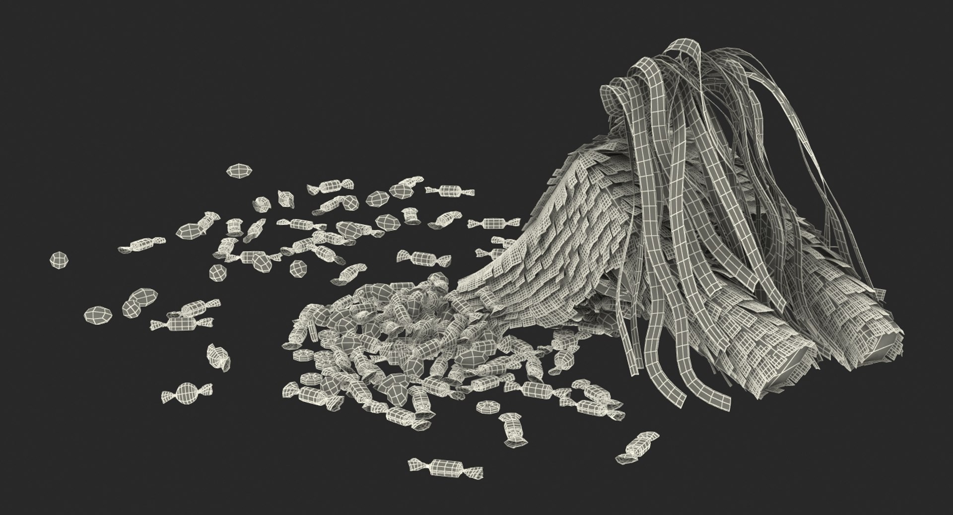 smashed donkey pinata max