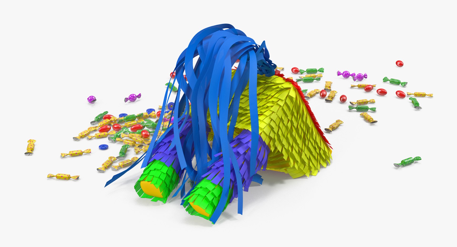 Smashed Donkey Pinata Max