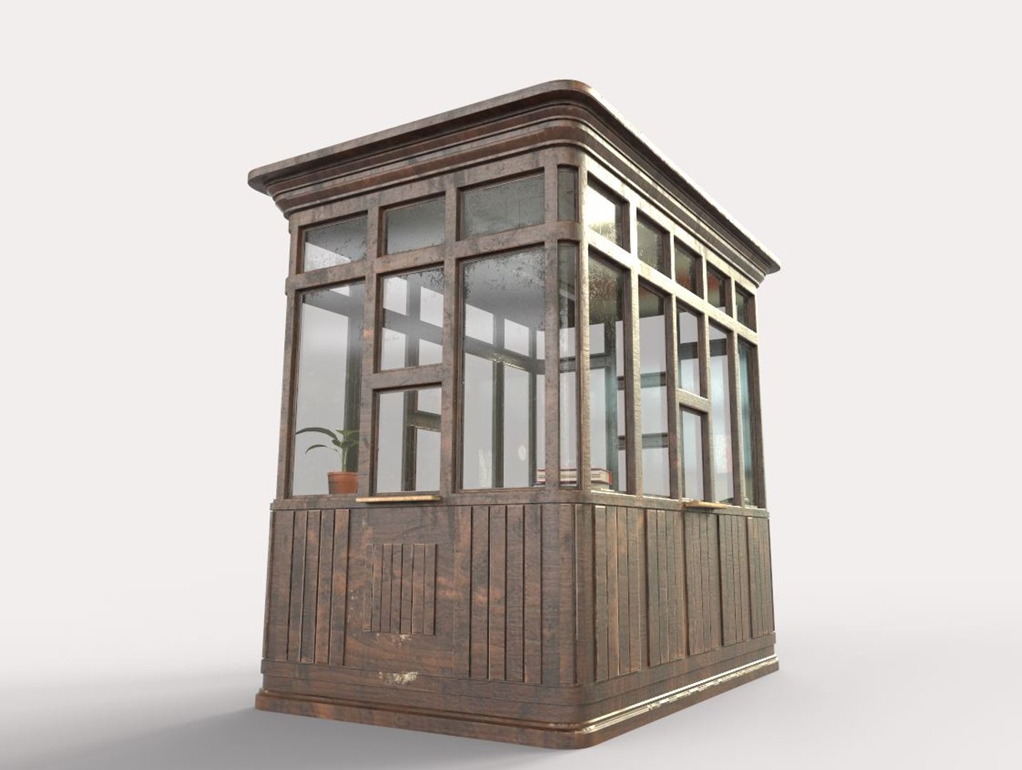3D Ticket Booth Model - TurboSquid 1888577