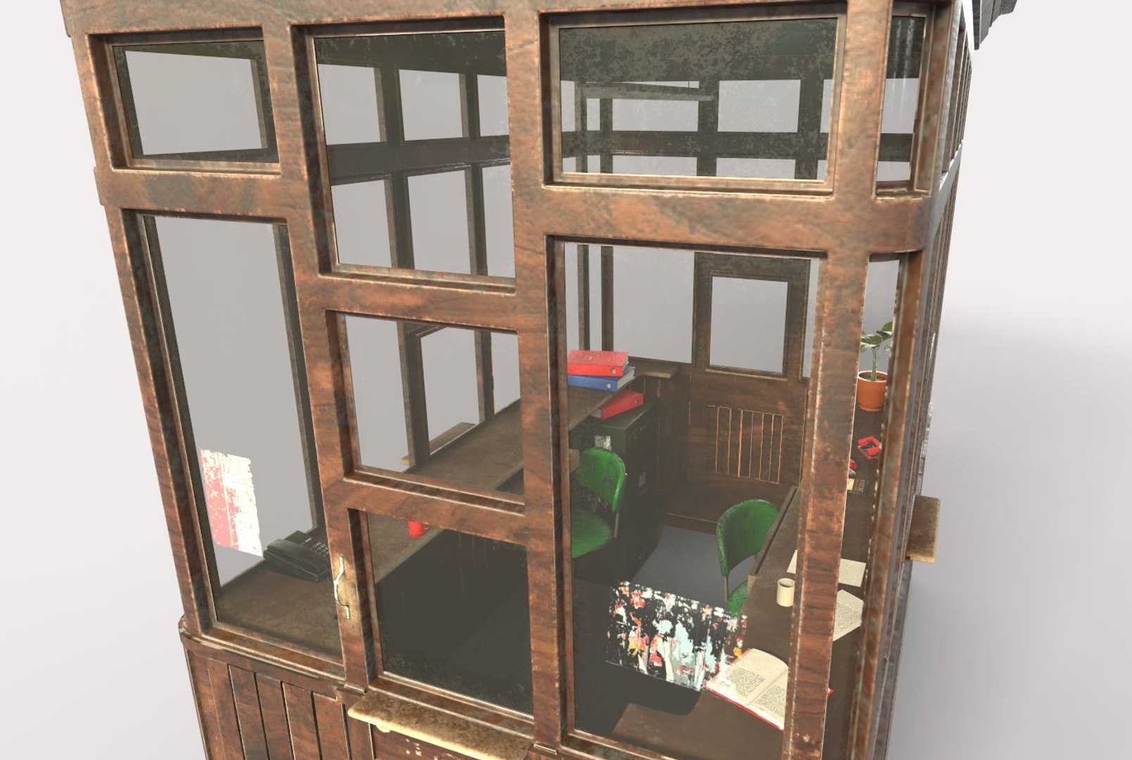 3D Ticket Booth Model - TurboSquid 1888577