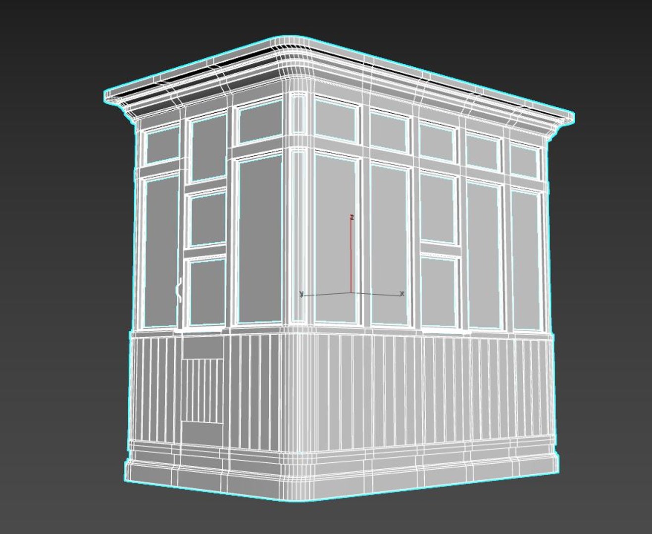 3D Ticket Booth model - TurboSquid 1888577
