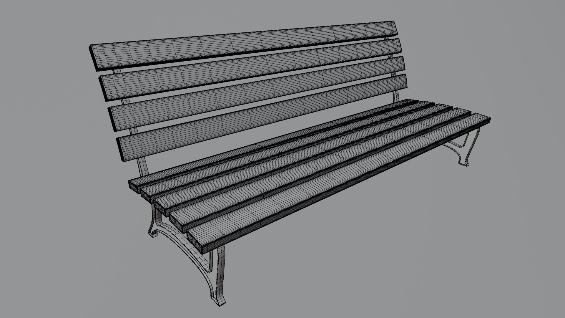 3D Parkbench Model - TurboSquid 2186148