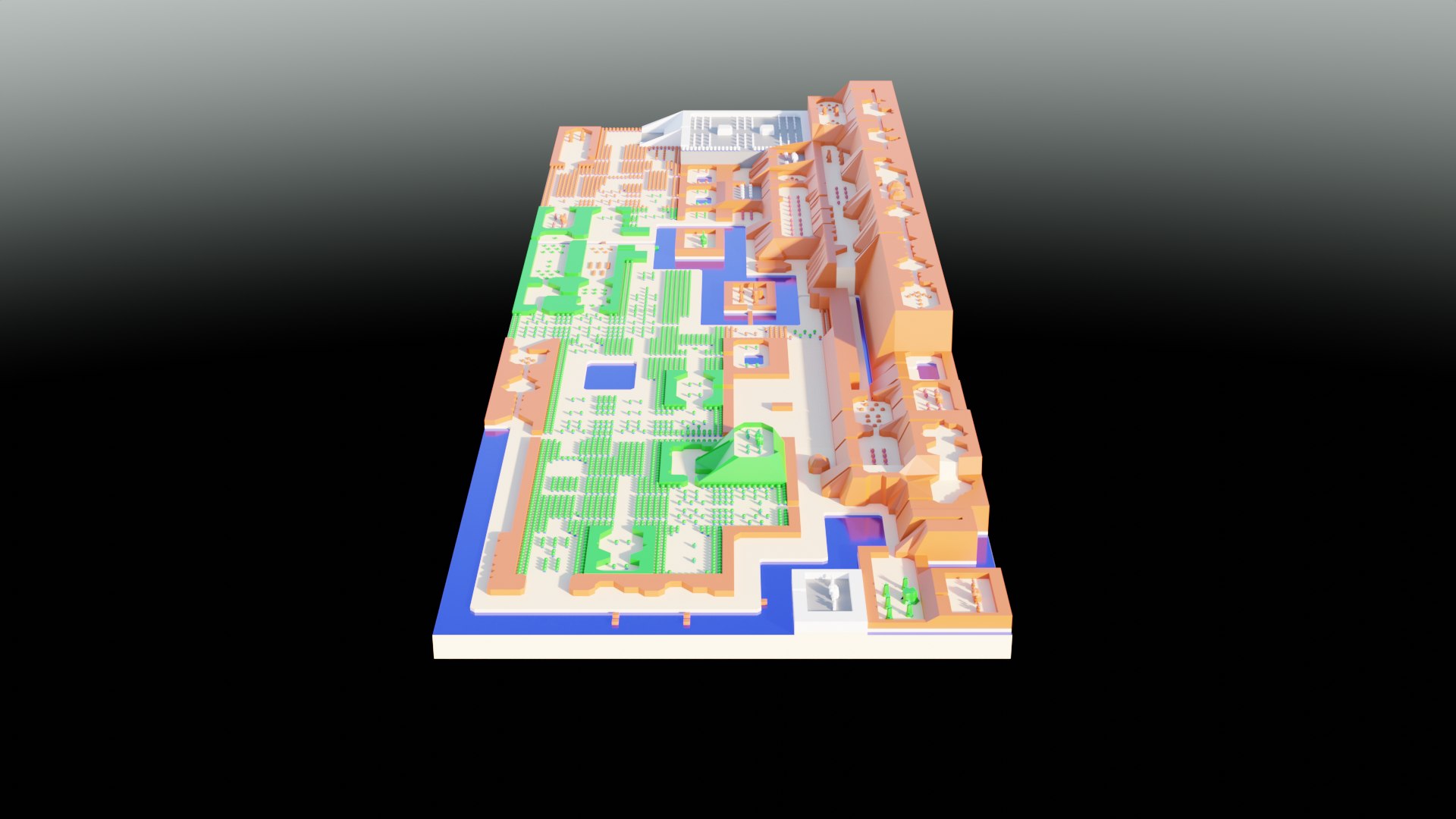 3D The Legend Of Zelda World Map Model - TurboSquid 2008331