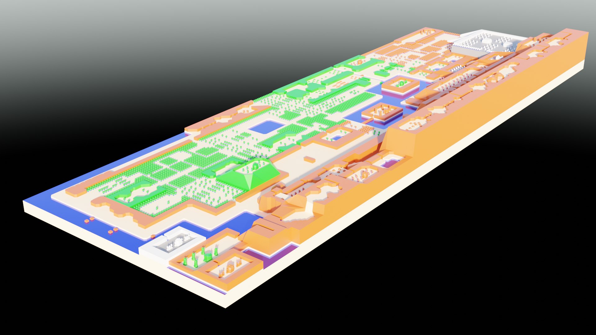 3D The Legend Of Zelda World Map Model - TurboSquid 2008331