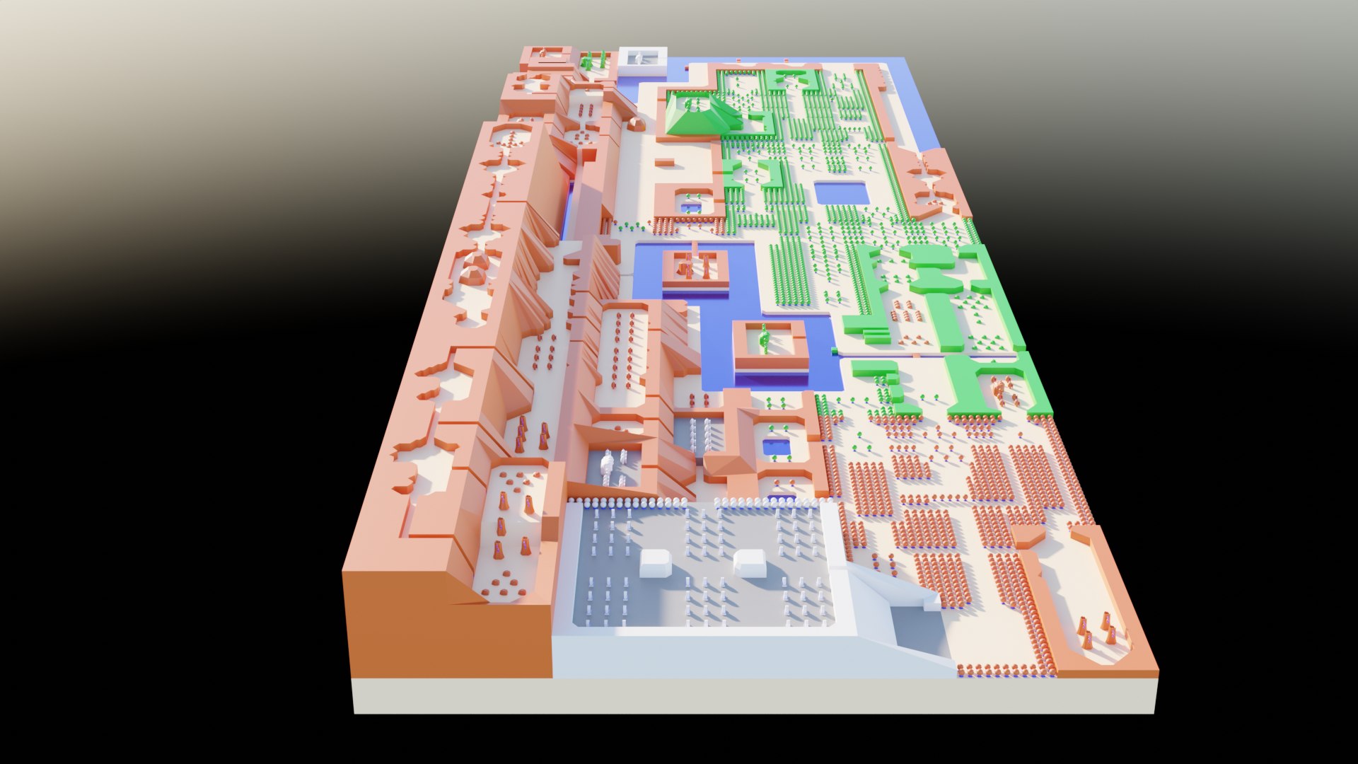 3D The Legend Of Zelda World Map Model - TurboSquid 2008331
