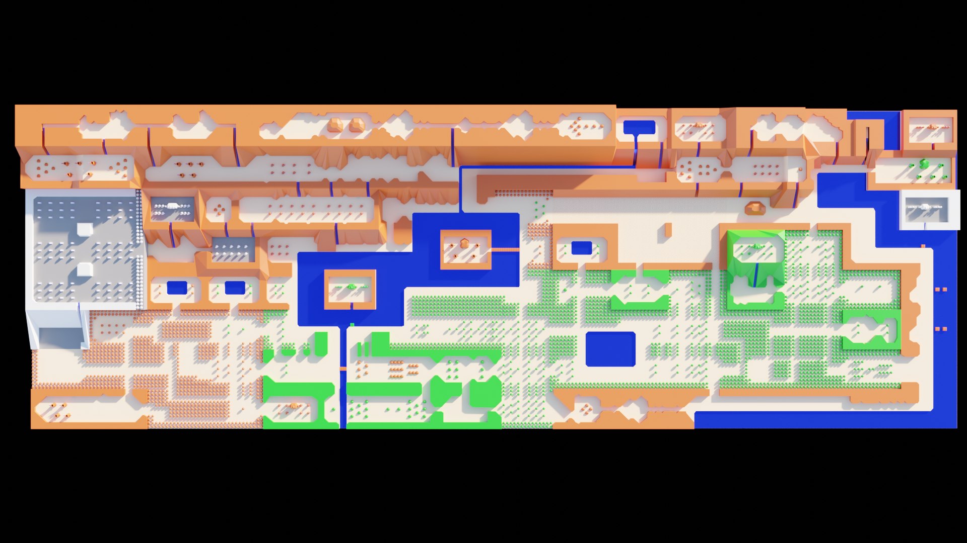 3D The Legend Of Zelda World Map Model - TurboSquid 2008331