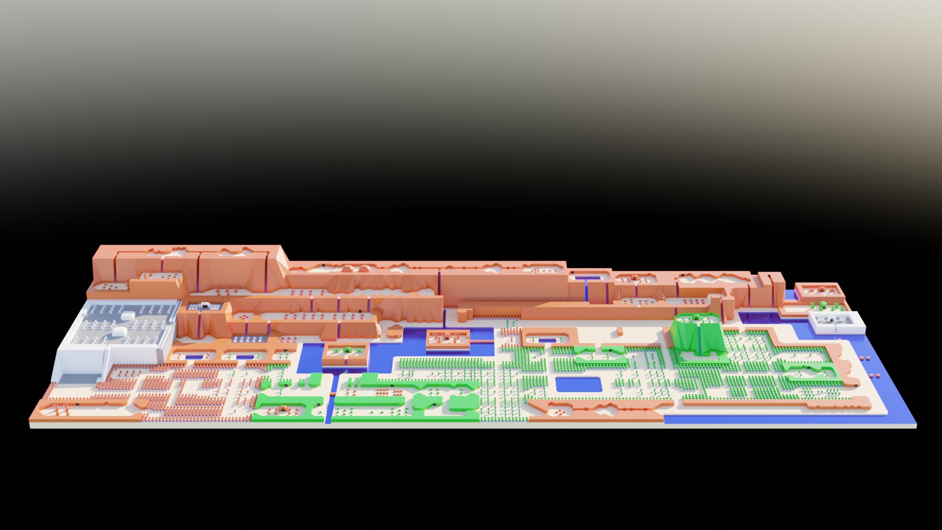 3D модель The Legend of Zelda World Map - TurboSquid 2008331