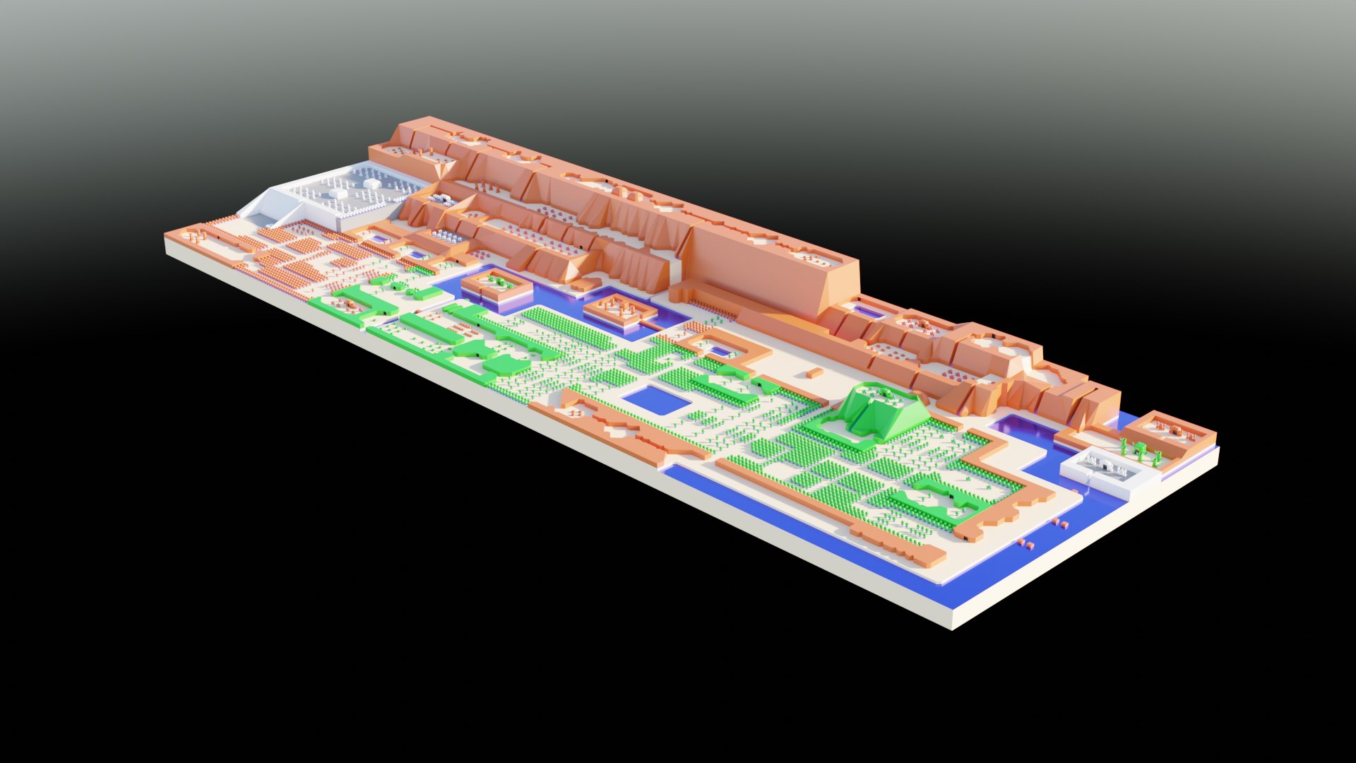 3D The Legend Of Zelda World Map Model - TurboSquid 2008331
