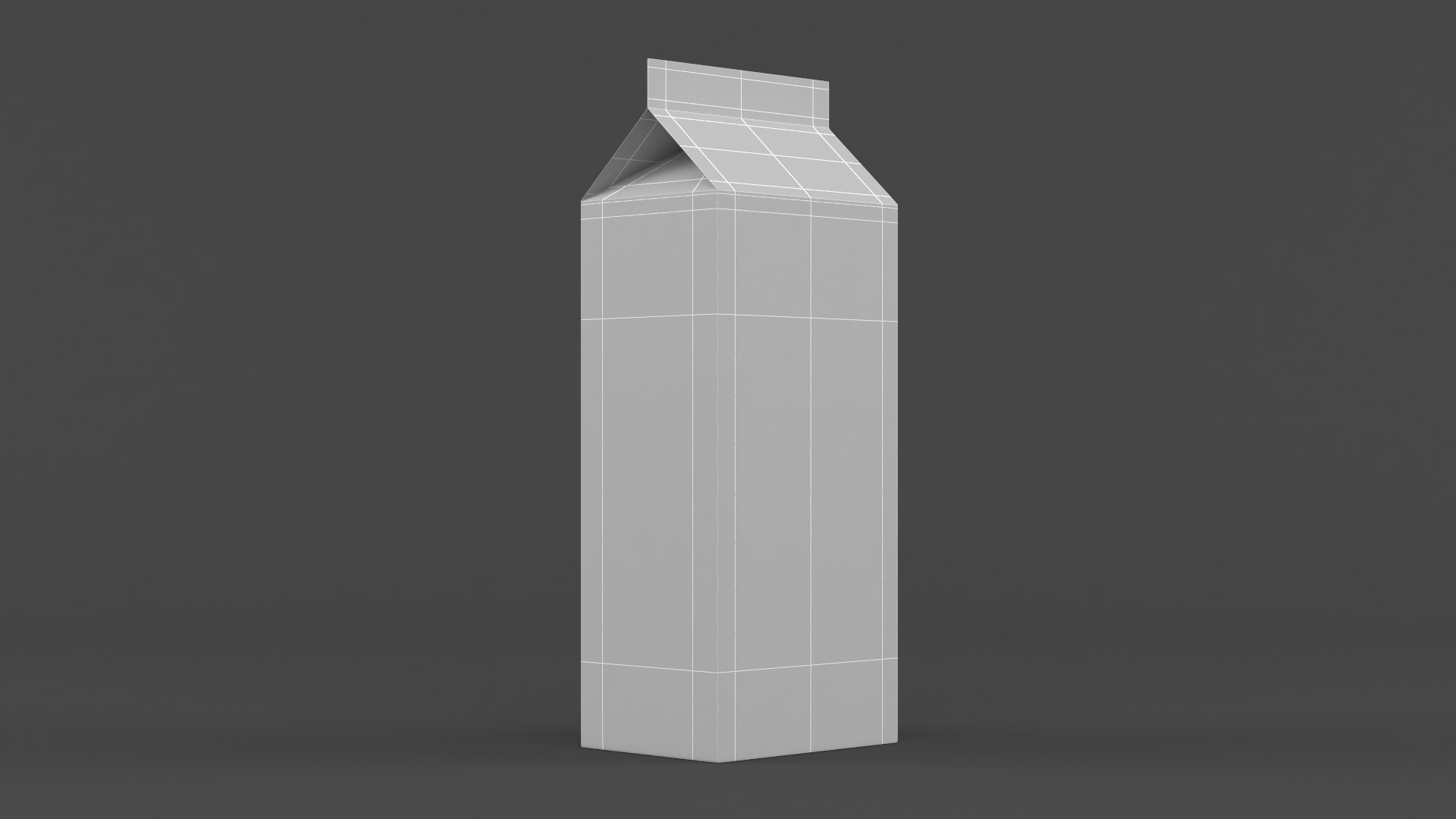 3D Milk Box With Glass - TurboSquid 2005271