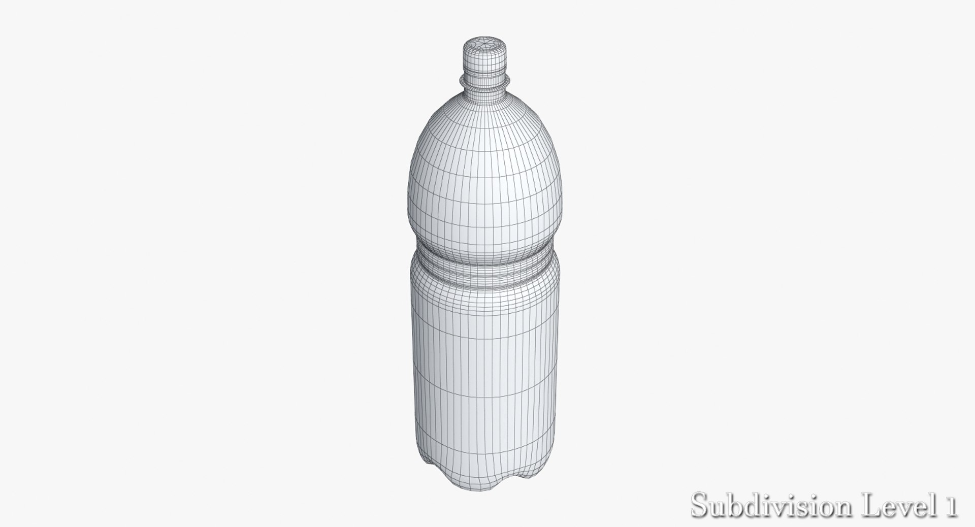 bottle 2 liters 3d max