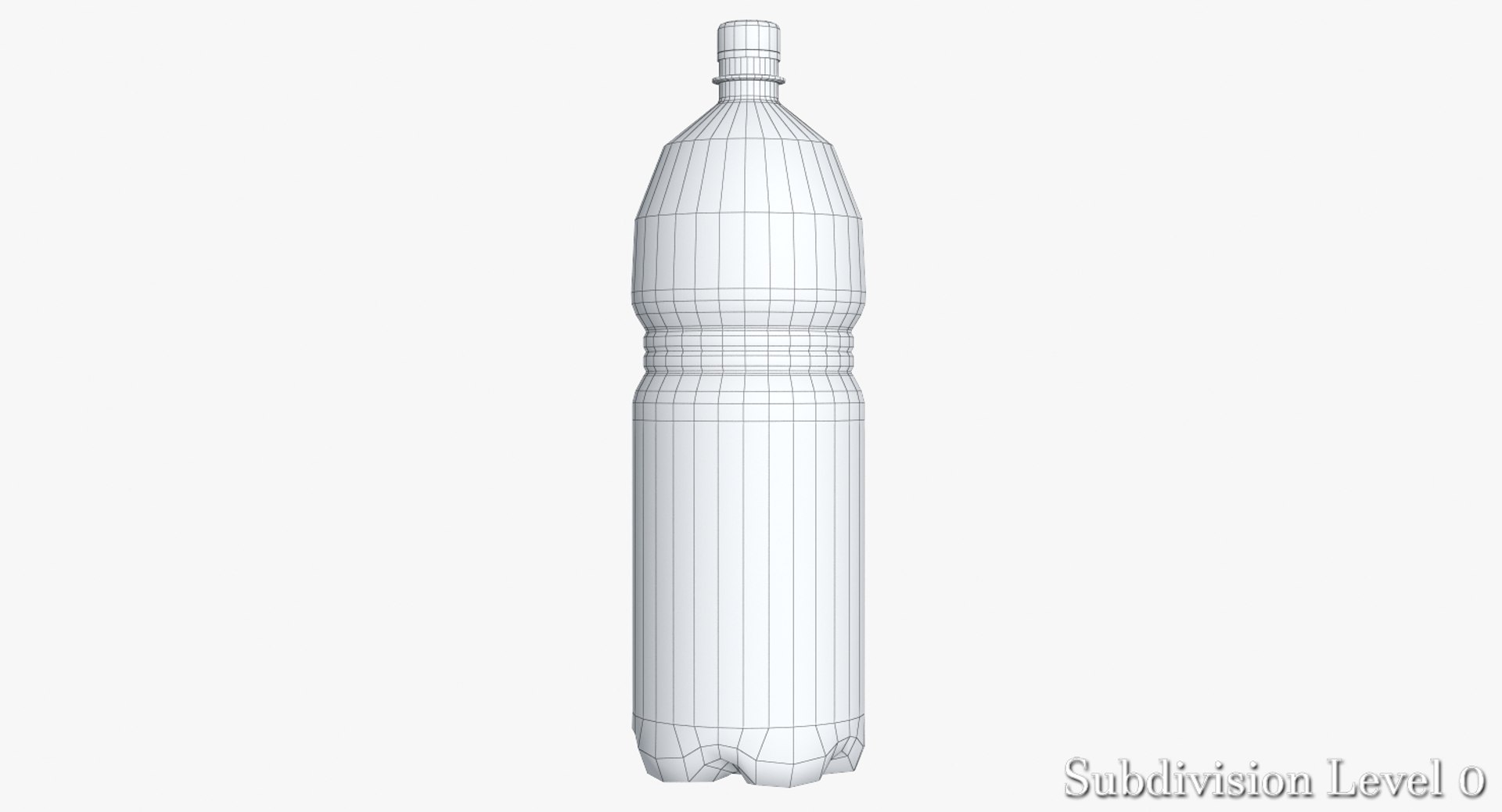 bottle 2 liters 3d max