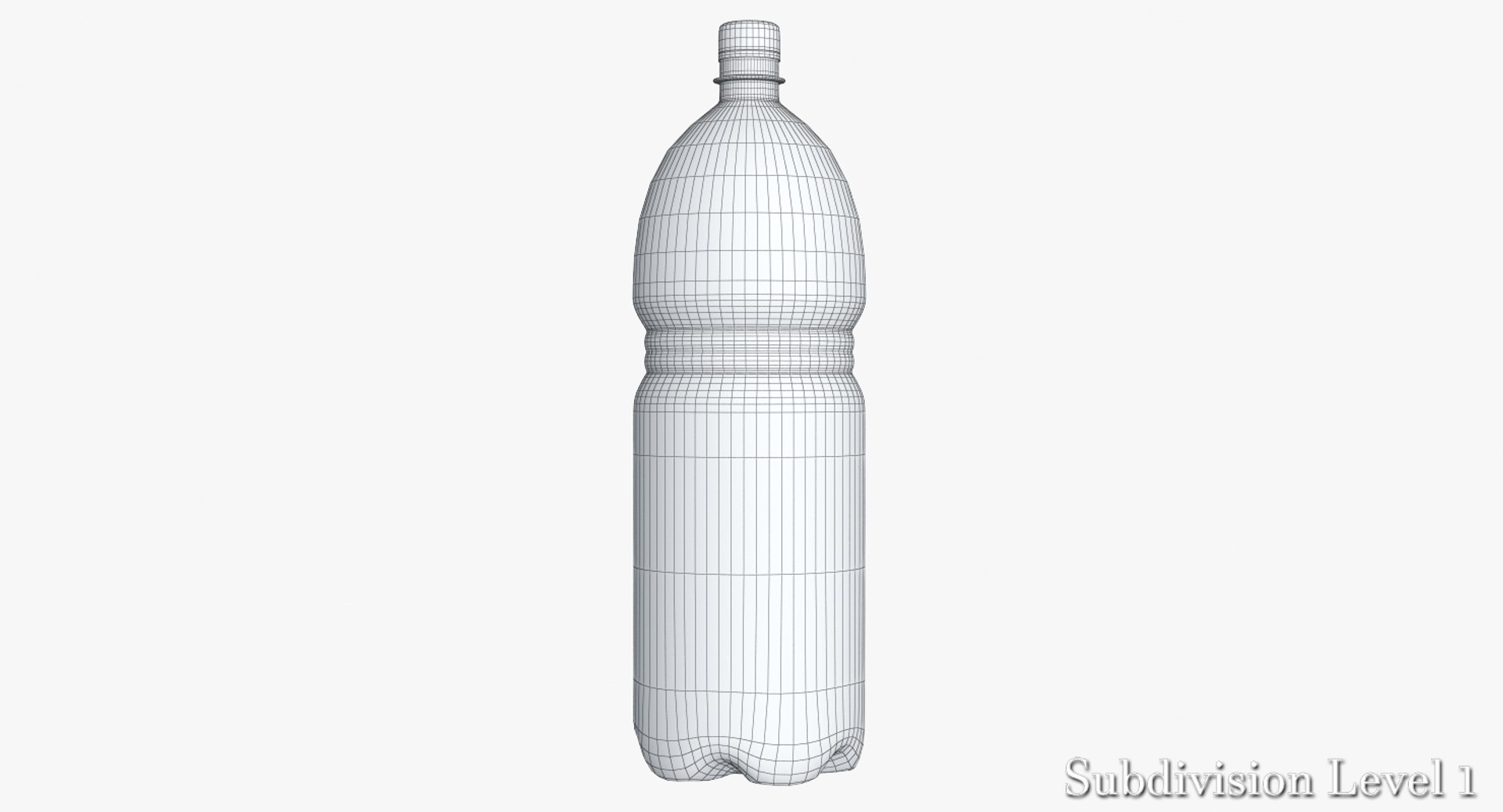 bottle 2 liters 3d max