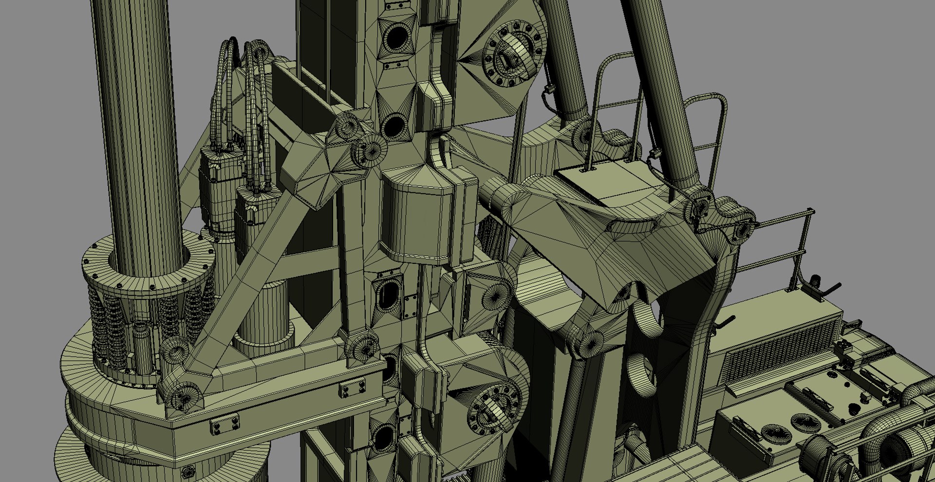 Liebherr lb 28-320 drilling rig 3D - TurboSquid 1306069