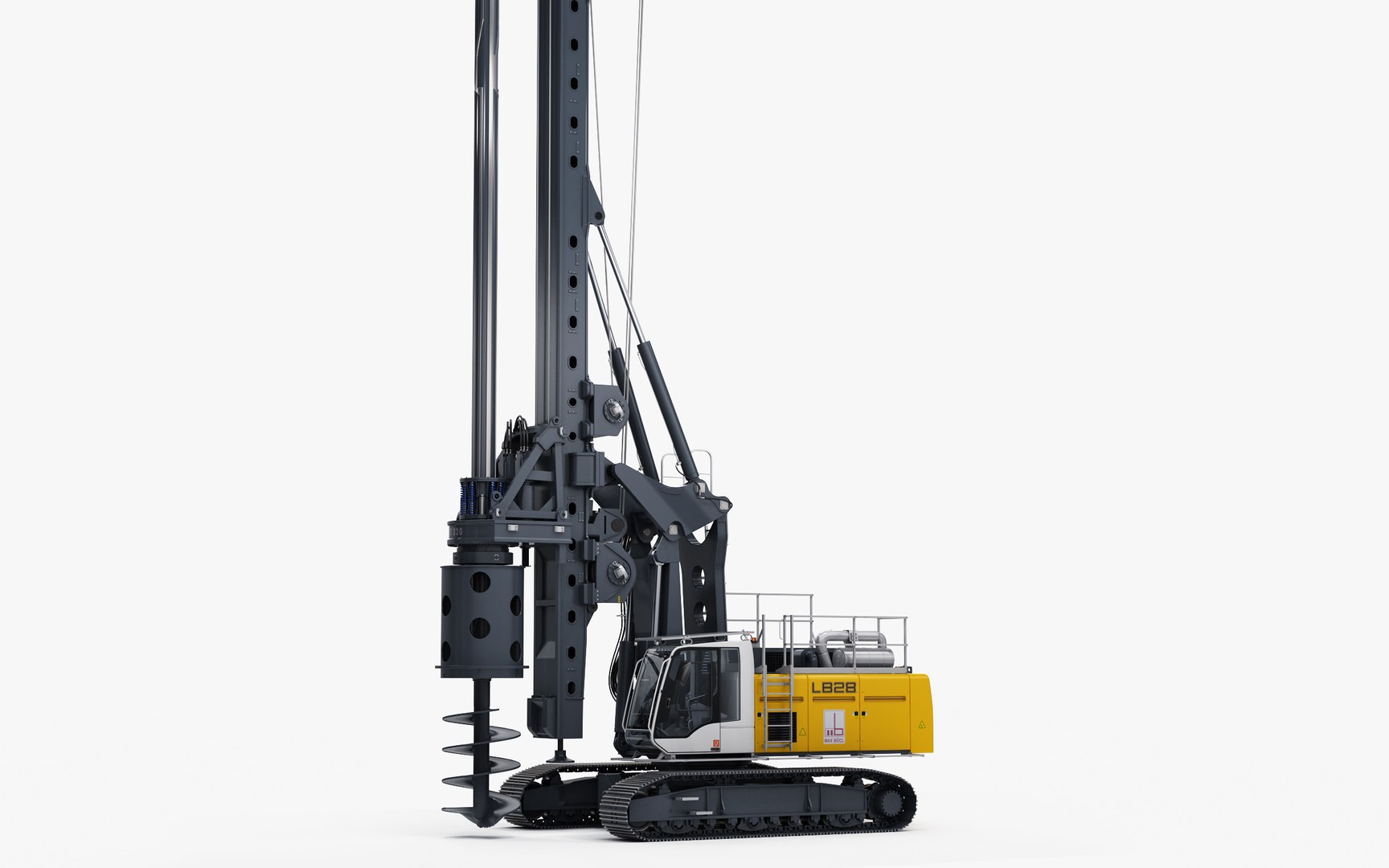 Liebherr lb 28-320 drilling rig 3D - TurboSquid 1306069