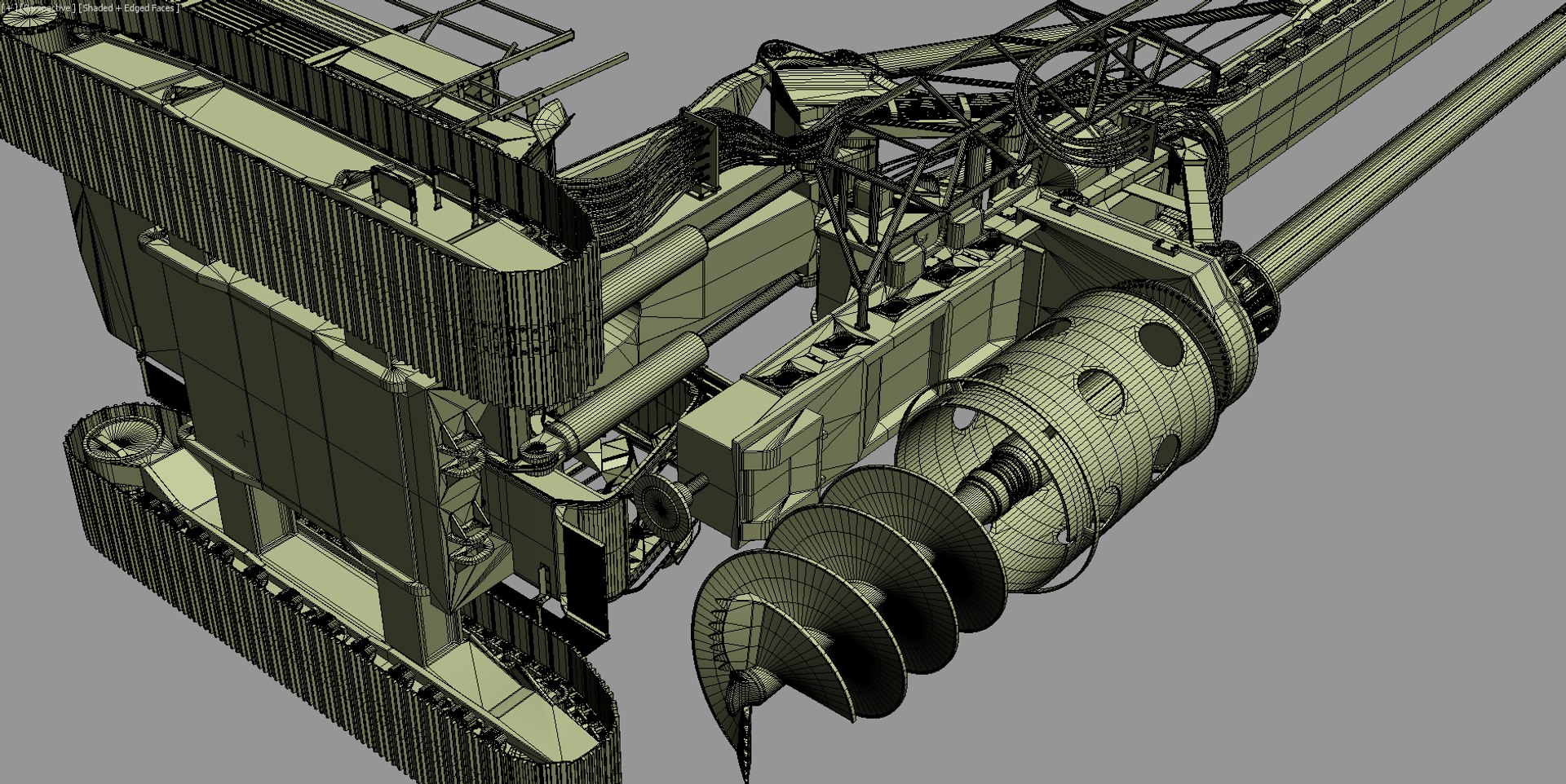 Liebherr lb 28-320 drilling rig 3D - TurboSquid 1306069