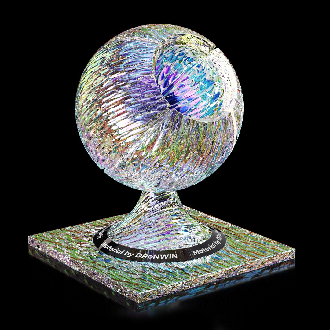 Iridescent Glass model - TurboSquid 2086312