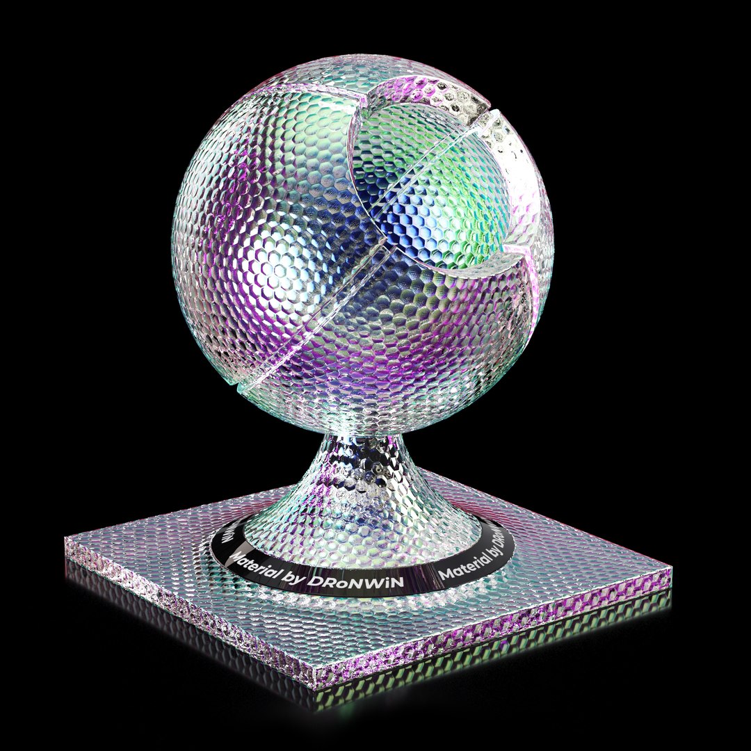 Iridescent Glass model - TurboSquid 2086312