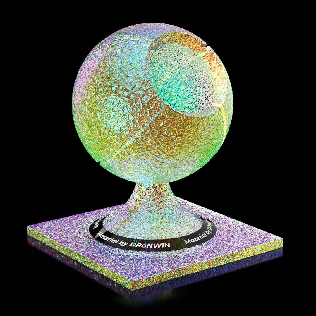 Iridescent Glass model - TurboSquid 2086312