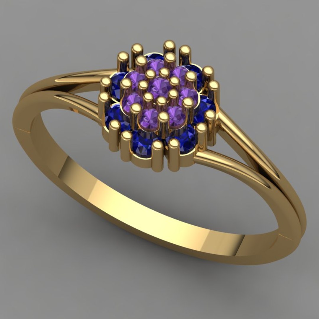 3d Designer Ring Model