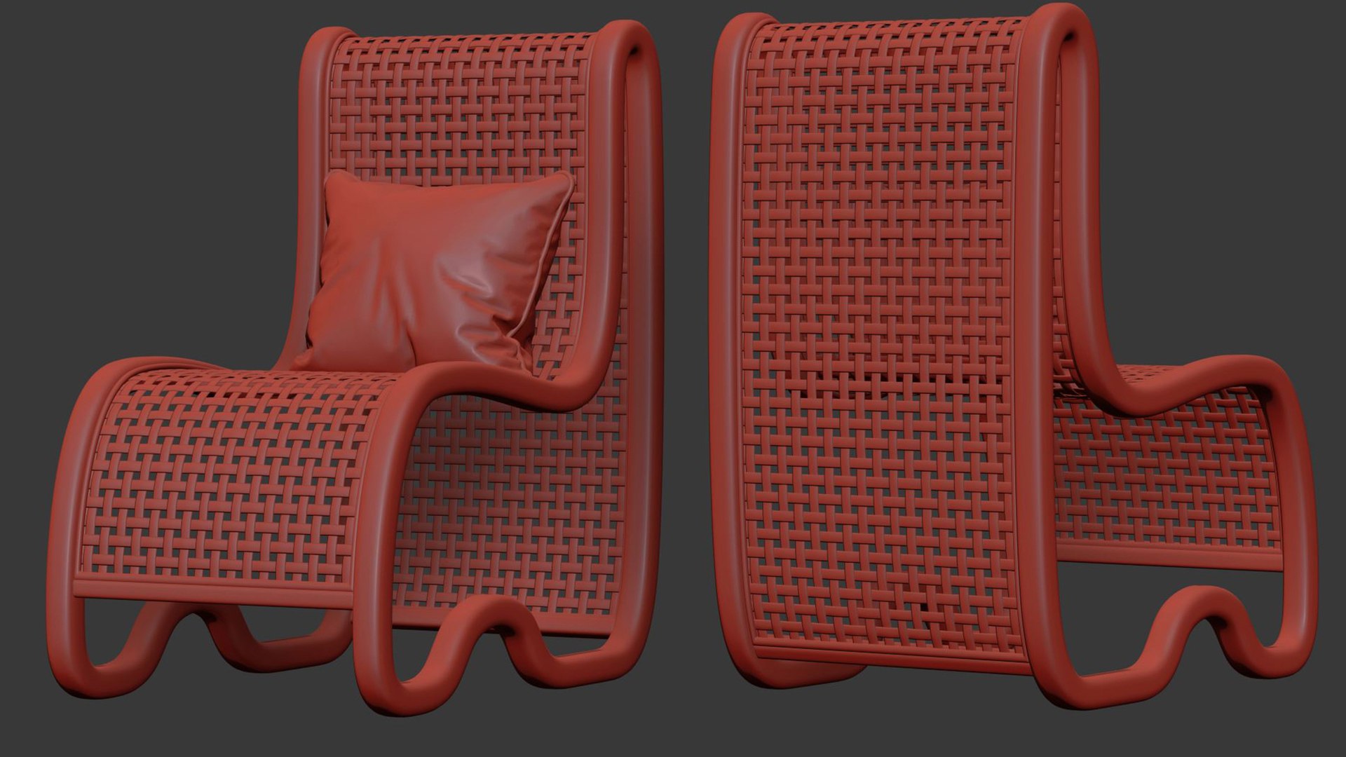 Capri Wooden Rattan Chair CF3 By Bpoint Design 3D Model - TurboSquid ...