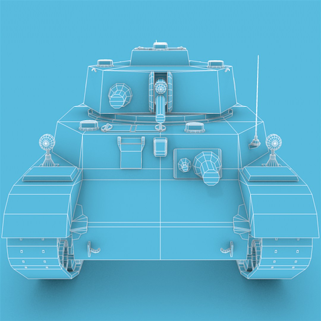 40m Turan Tank Gun 3d Model