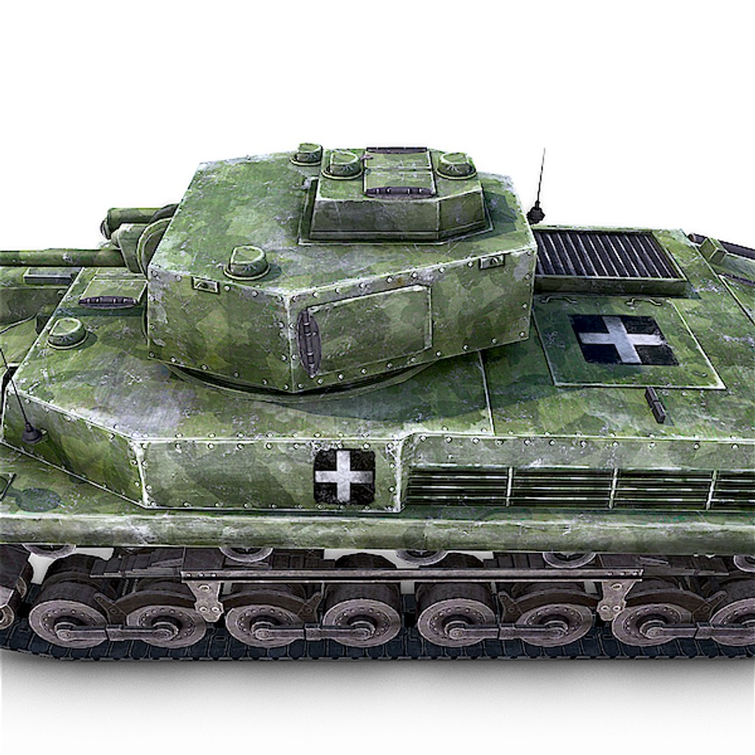 40m Turan Tank Gun 3d Model