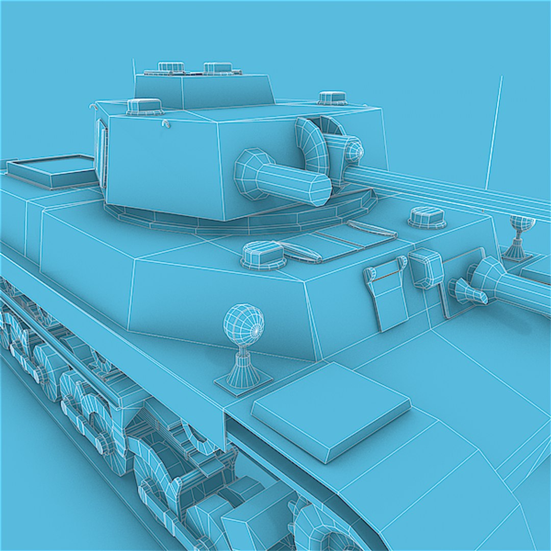40m Turan Tank Gun 3d Model