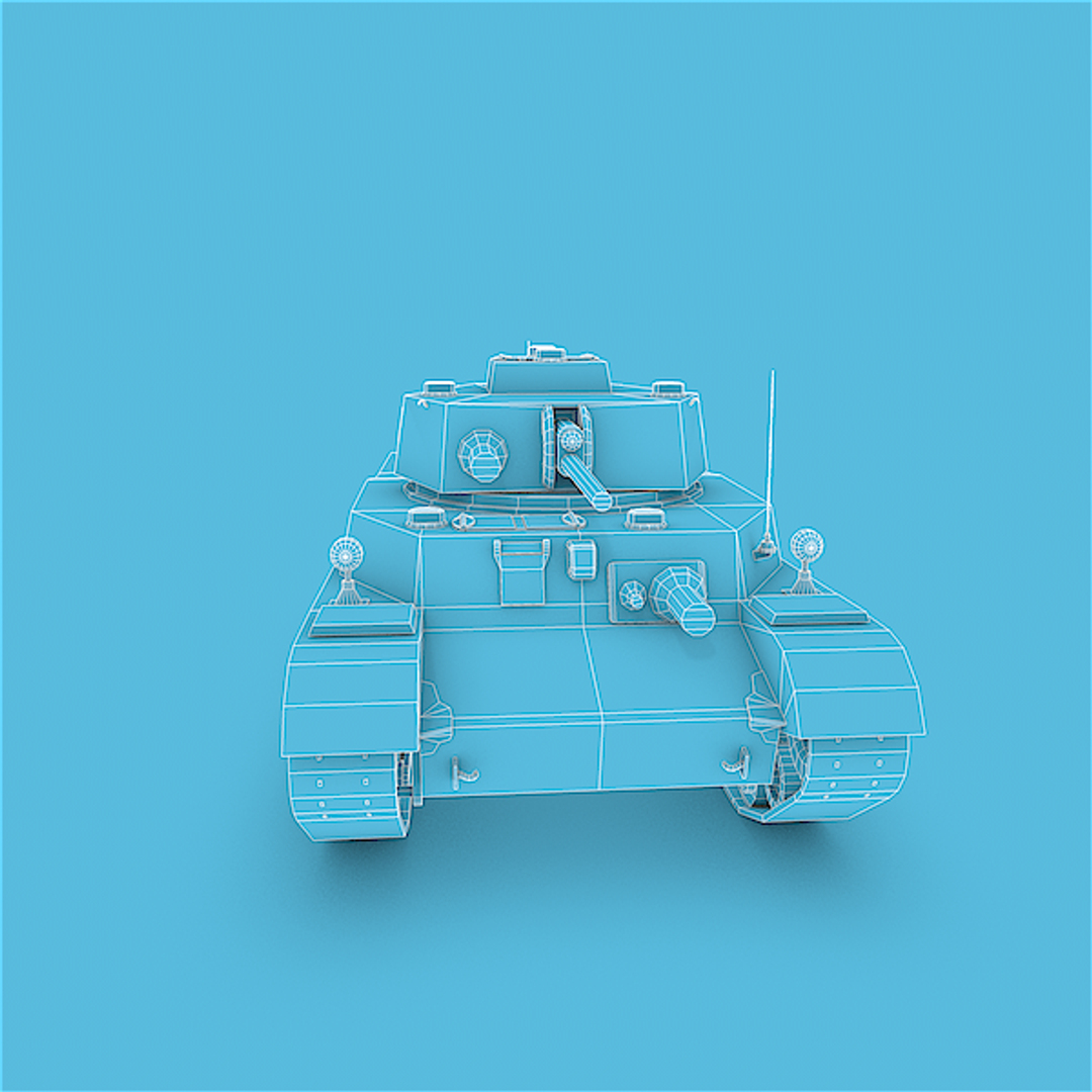 40m Turan Tank Gun 3d Model