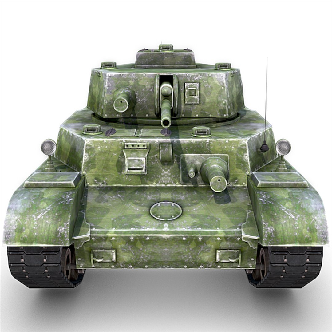 40m Turan Tank Gun 3d Model