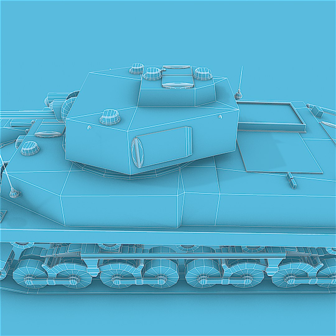 40m Turan Tank Gun 3d Model
