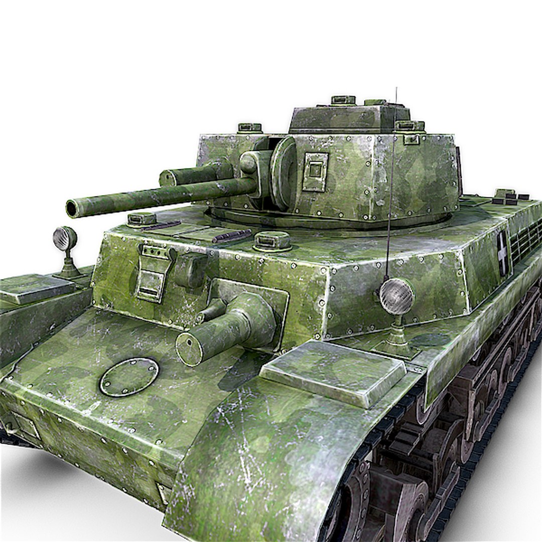 40m Turan Tank Gun 3d Model