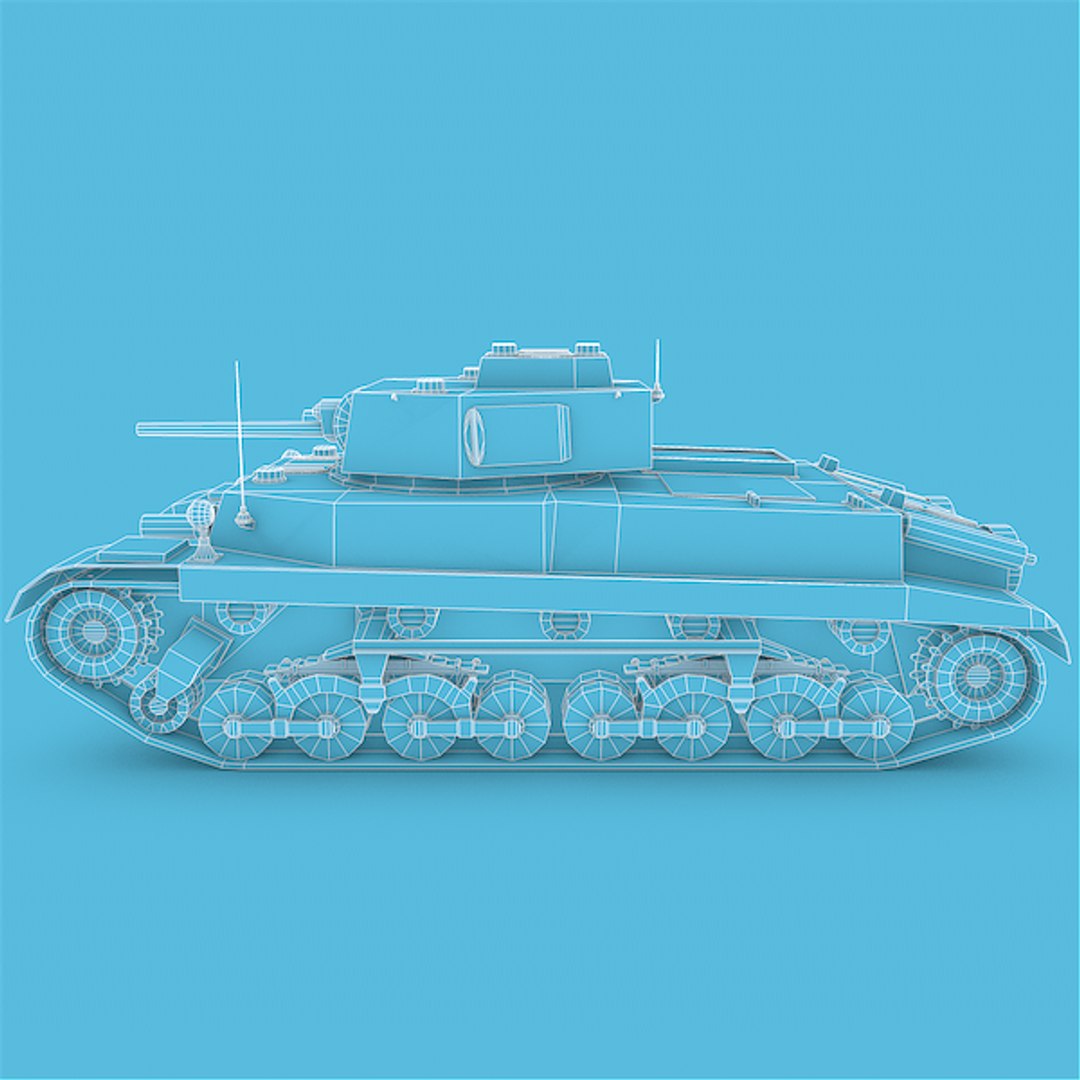 40m Turan Tank Gun 3d Model