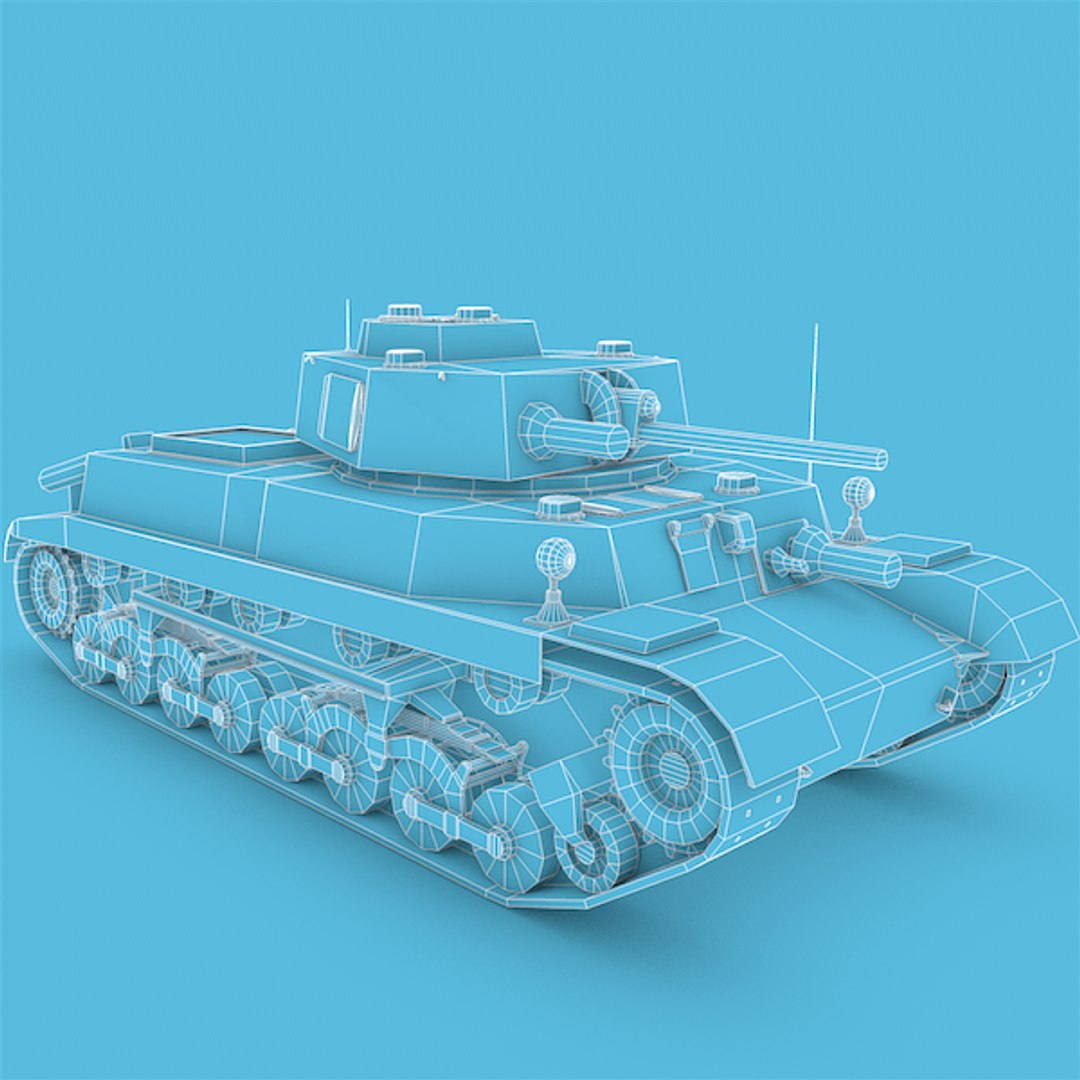 40m Turan Tank Gun 3d Model
