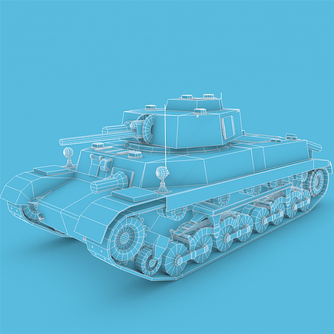 40m Turan Tank Gun 3d Model
