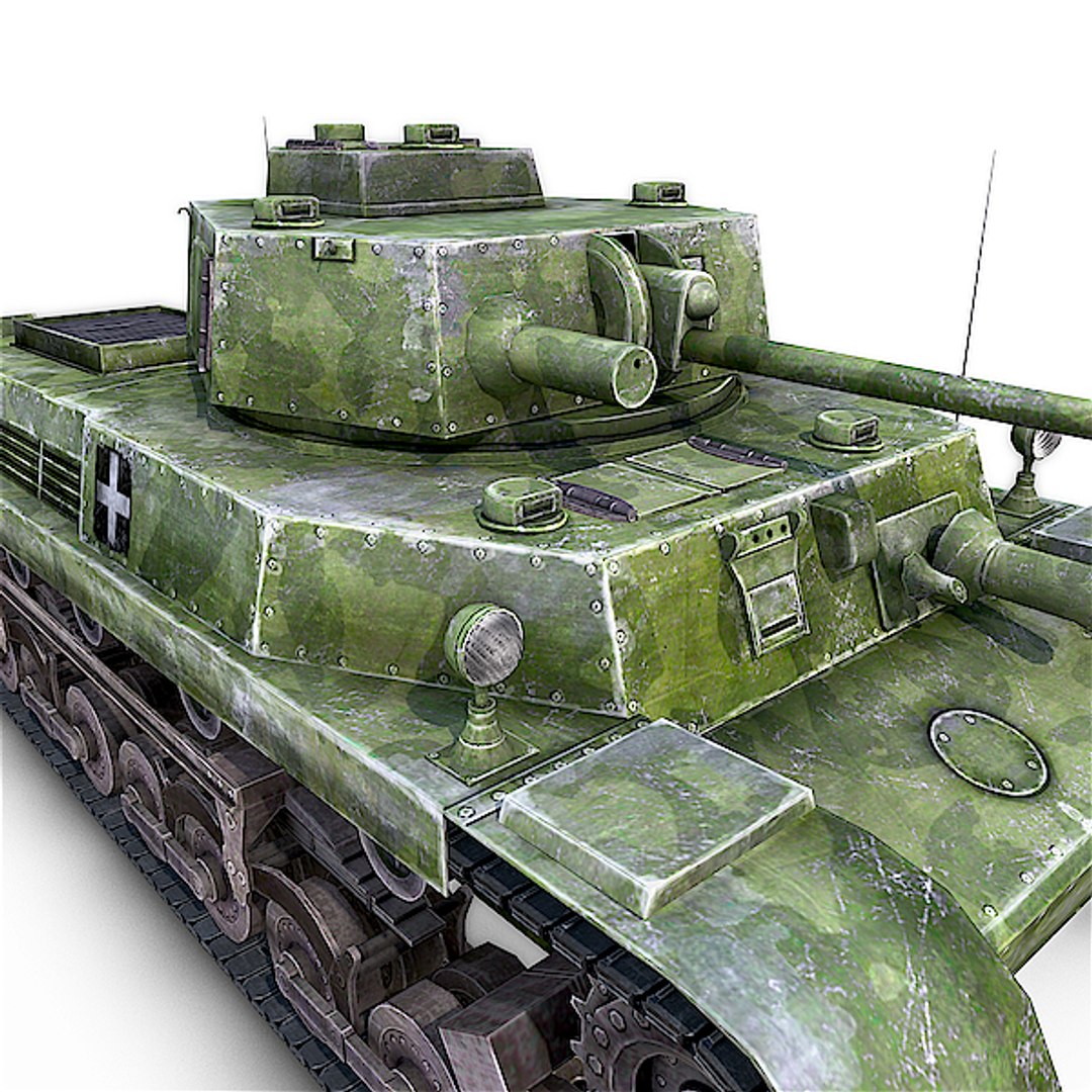 40m Turan Tank Gun 3d Model