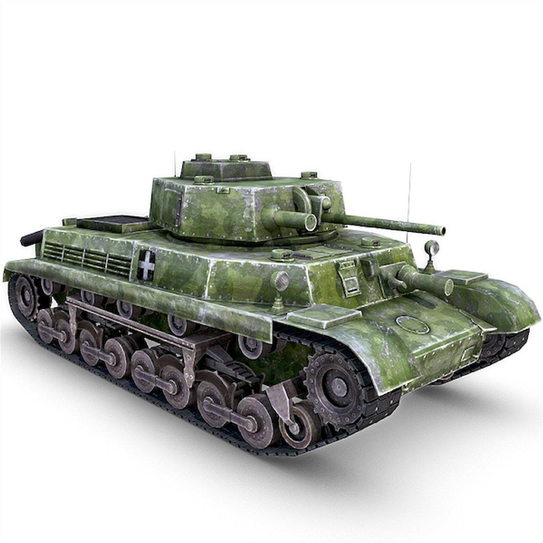 40m Turan Tank Gun 3d Model